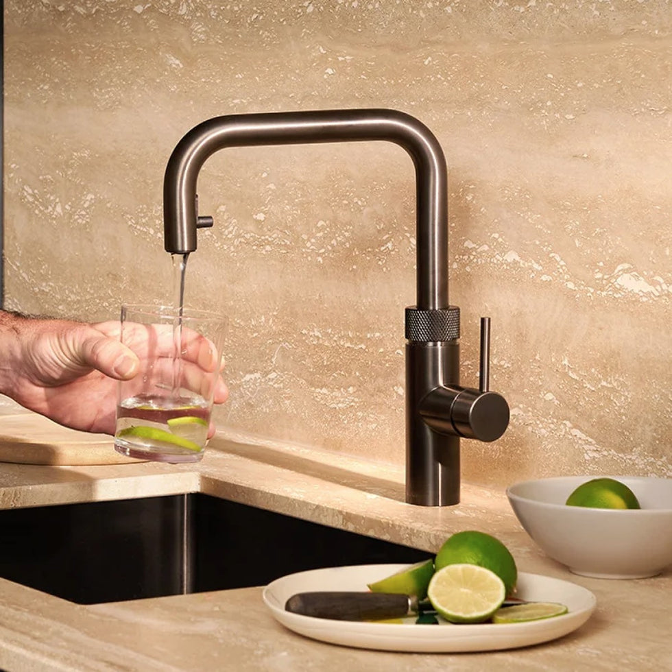 Quooker 22+XSGME – Flex Square Gunmetal met COMBI+ – Keuken Kompaan